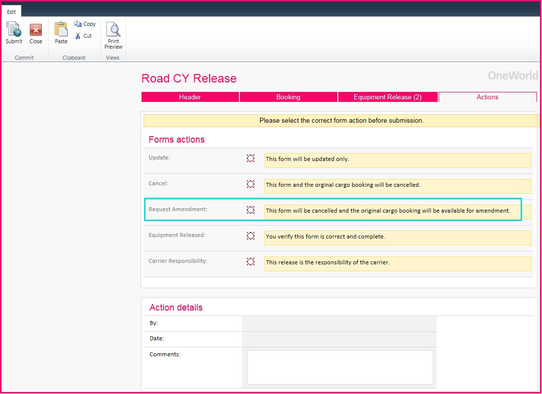 How to Request Amendment–osp road chinese | OWALearn